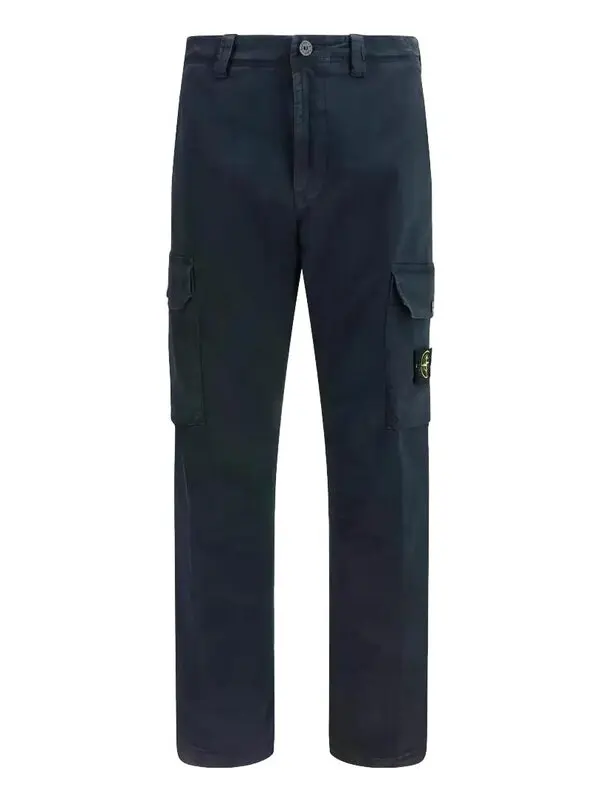 Stone Island Compass-badge Cargo Trousers - Blue