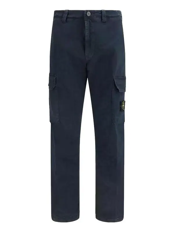 Stone Island Compass-badge Cargo Trousers - Blue