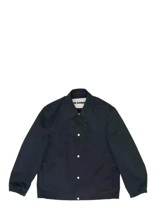 JIL SANDER Buttoned Shirt Jacket - Blue