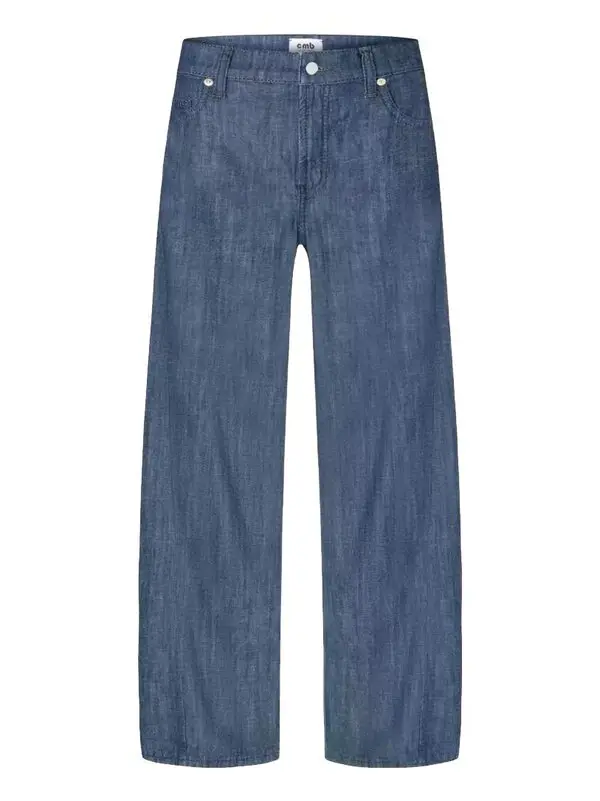 CAMBIO Wide-leg Denim Trousers - Blue