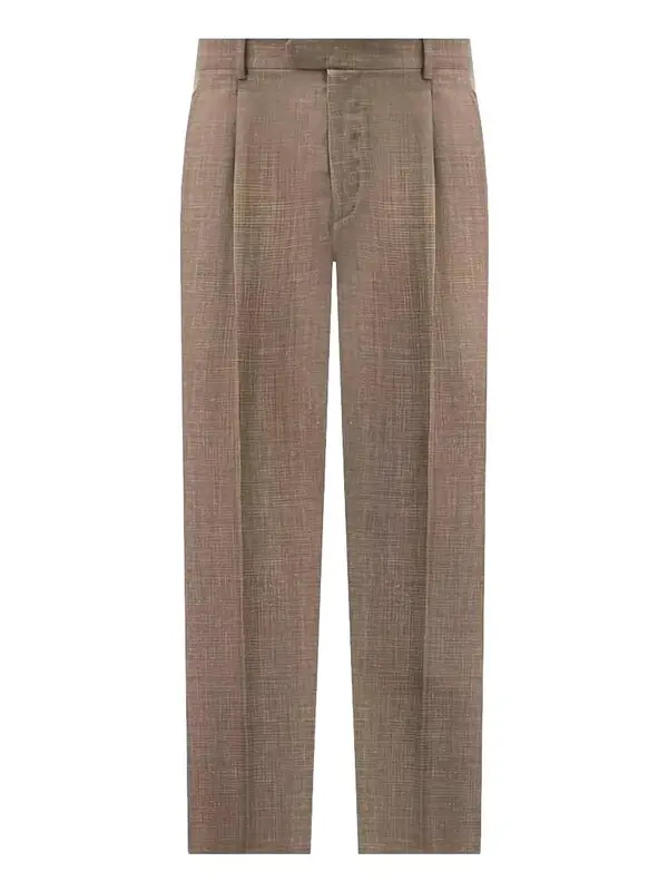 BRETT JOHNSON Pleated Trousers - Neutrals