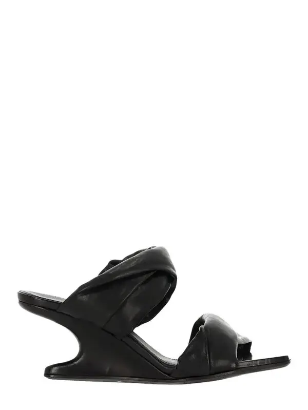 Rick Owens Twisted Cantilever Sandals - Black