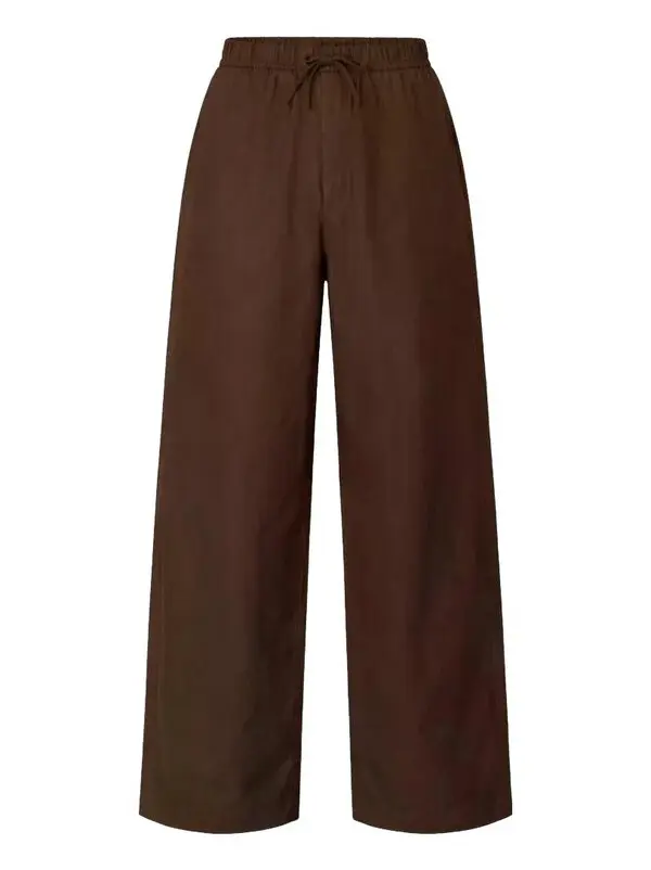 Officine Générale Nilson Drawstring Trousers - Brown