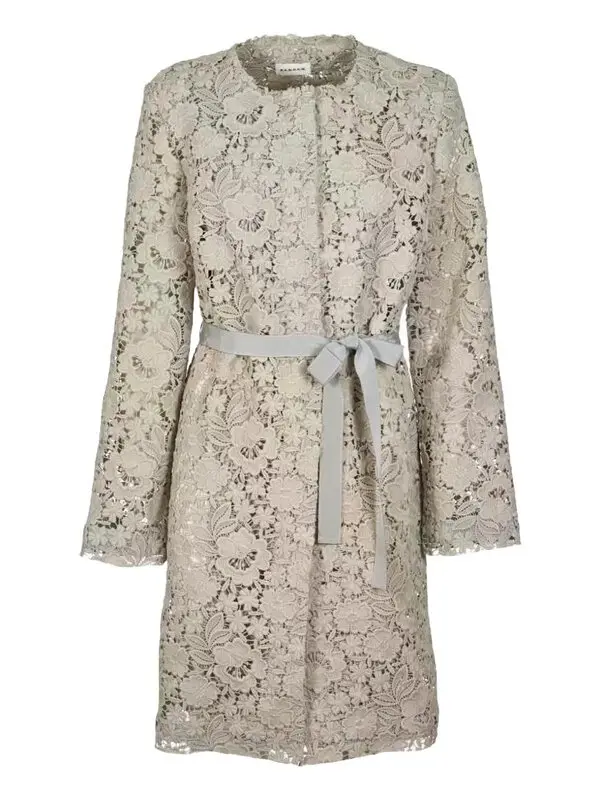 PARAH Floral Lace Coat - Green