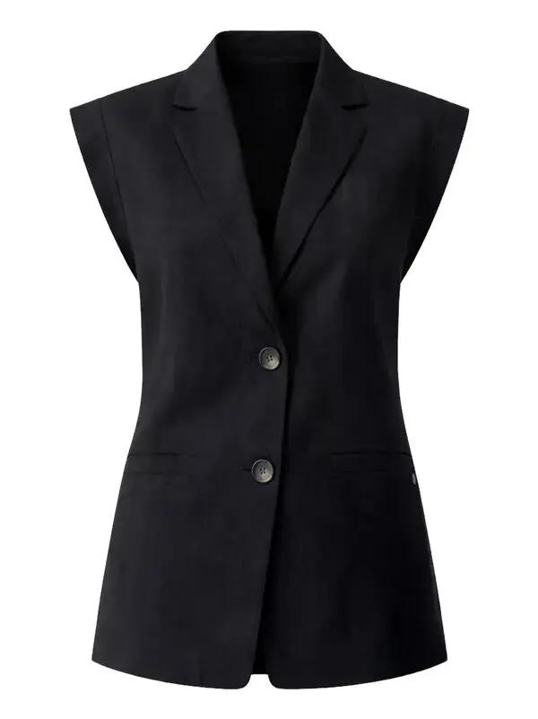 Liu Jo Buttoned Waistcoat - Black