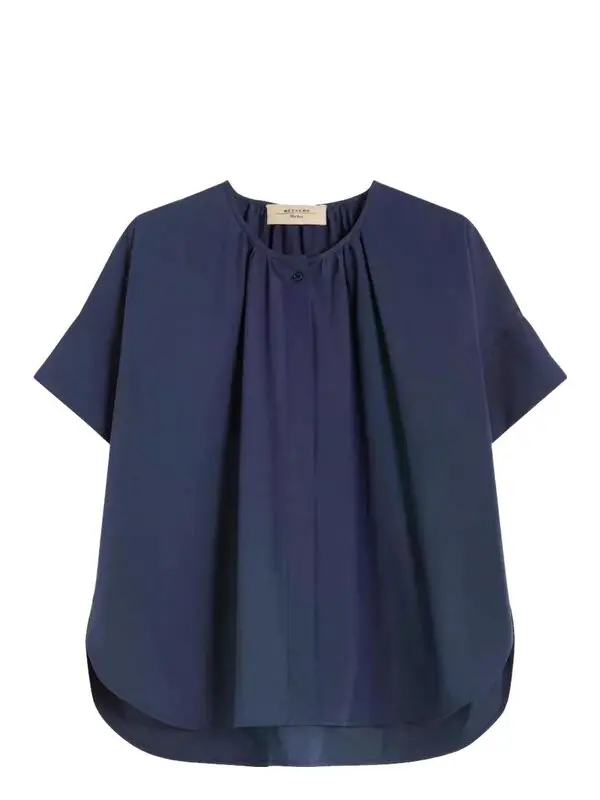 Max Mara Gathered Blouse - Blue