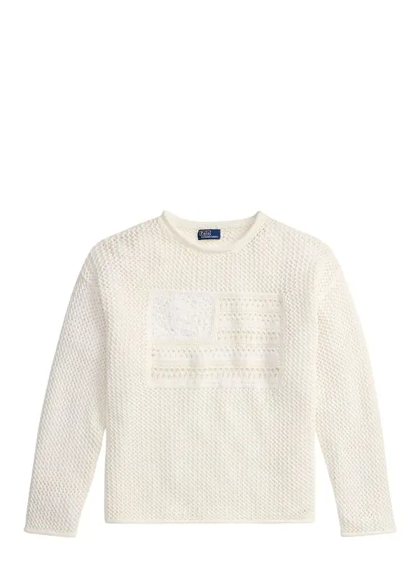 Polo Ralph Lauren Pointelle Sweater - White