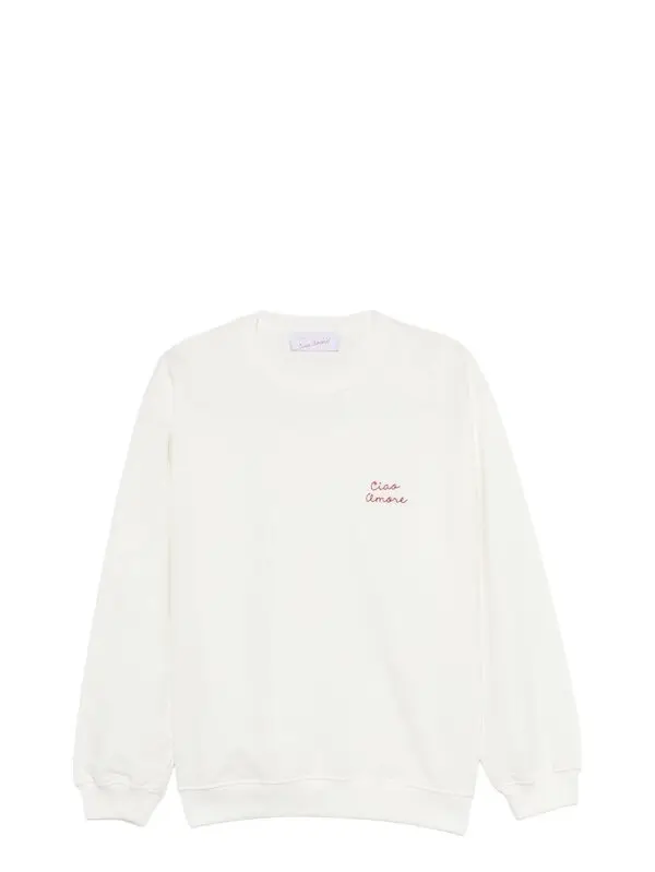 Giada Benincasa Hello Love Sweatshirt - White