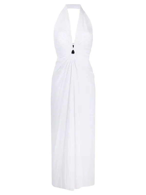 FISICO Maxi Tulle Dress - White