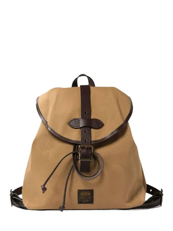 Filson Twill Drawstringed Backpack - Beige