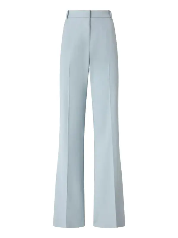Pinko Flared Pleated Trousers - Sky Blue