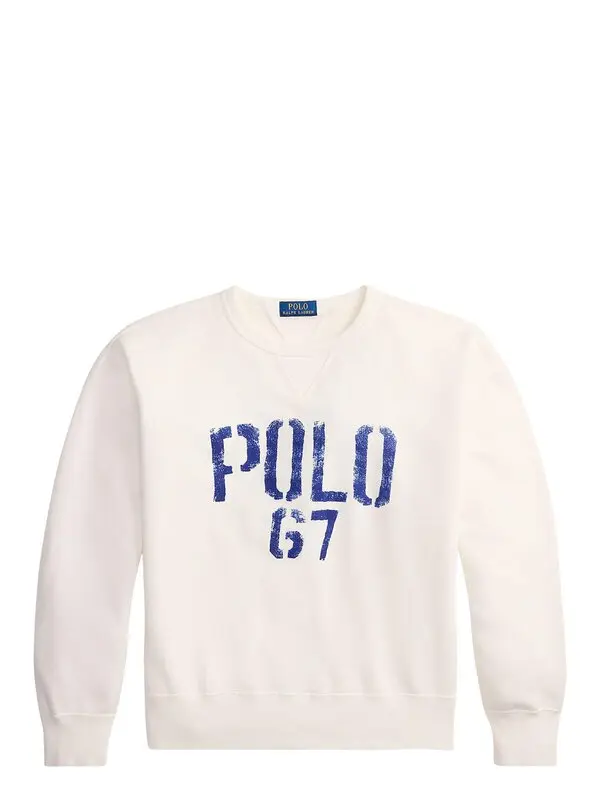 Polo Ralph Lauren Vintage Fleece Sweater - White