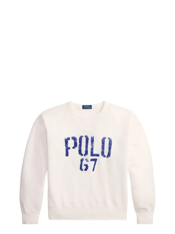 Polo Ralph Lauren Vintage Fleece Sweater - White