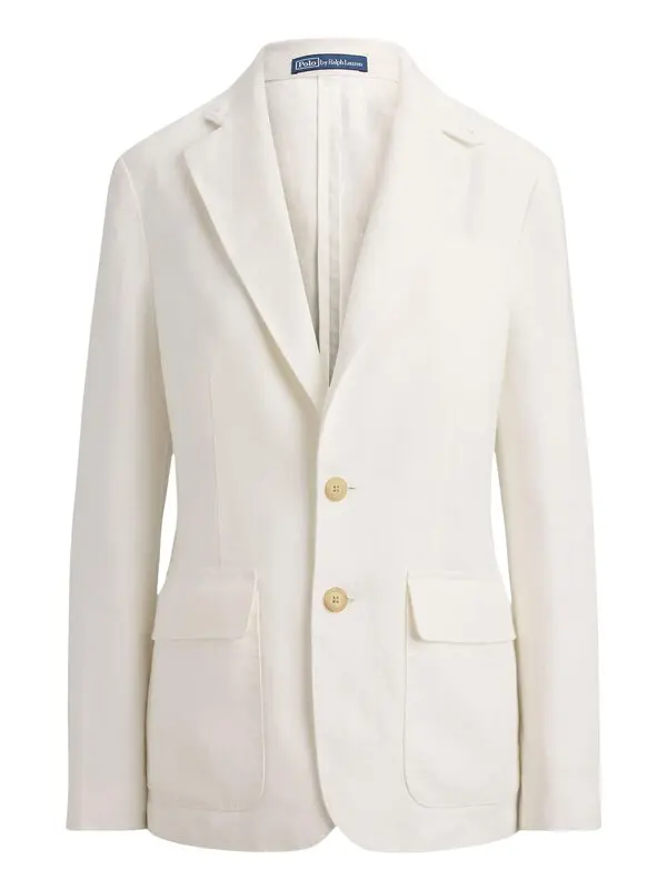 Polo Ralph Lauren Linen Blazer - White