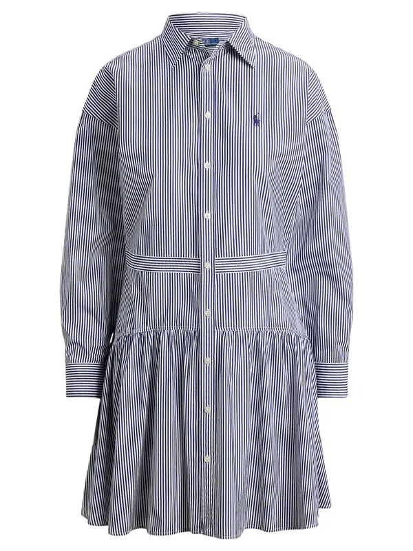 Polo Ralph Lauren Striped Shirt Dress - Blue