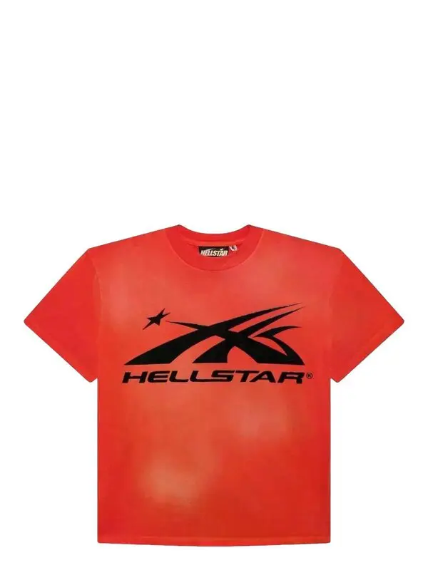 HELLSTAR Logo-print T-shirt - Red