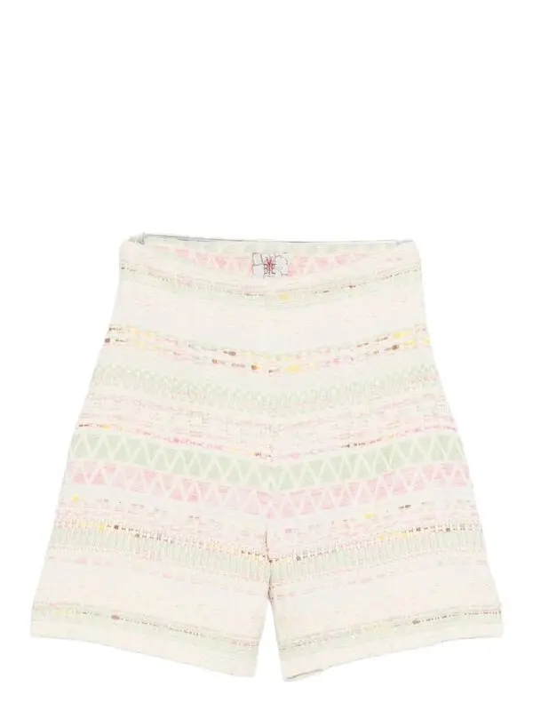 BYE Cotton Blend Shorts - Pink