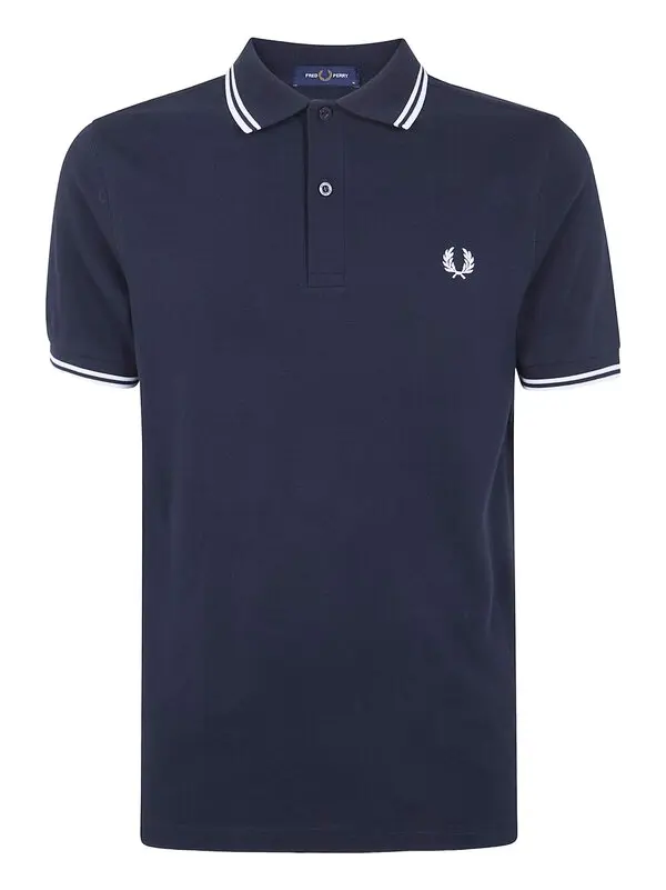 Fred Perry Twin Tipped Polo Shirt - Blue