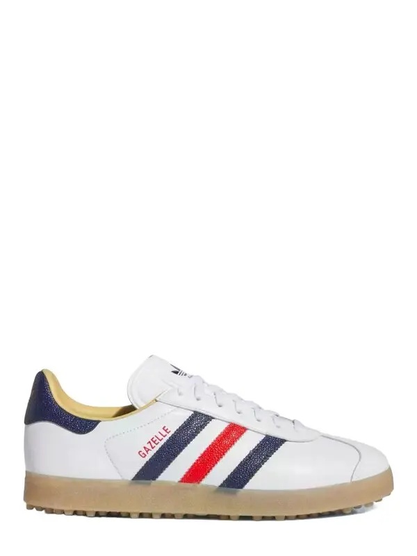 Adidas Gazelle Leather Spikeless Golf Sneakers - White