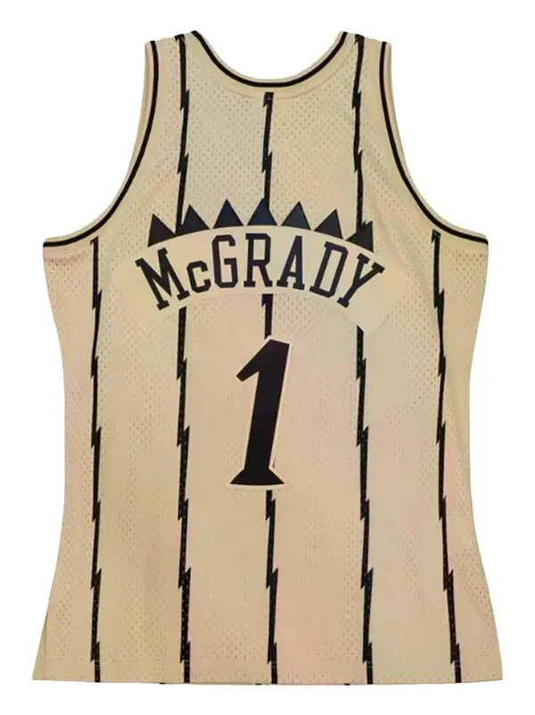 Mitchell & Ness X Nba Raptors 1998 Tracy Mcgrady Striped Tank Top - Neutrals