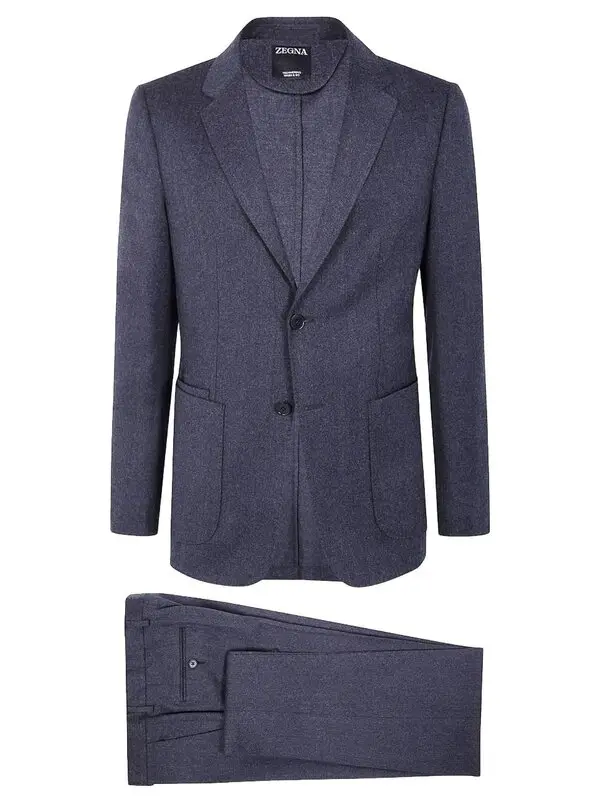 Ermenegildo Zegna Wool Two-piece Set - Blue