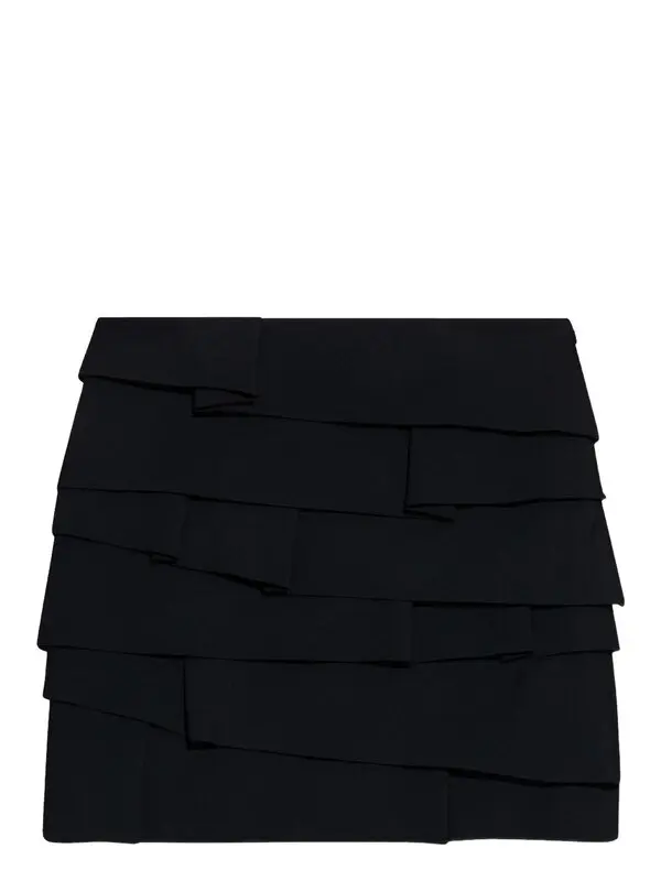 Versace Layered Skirt - Black