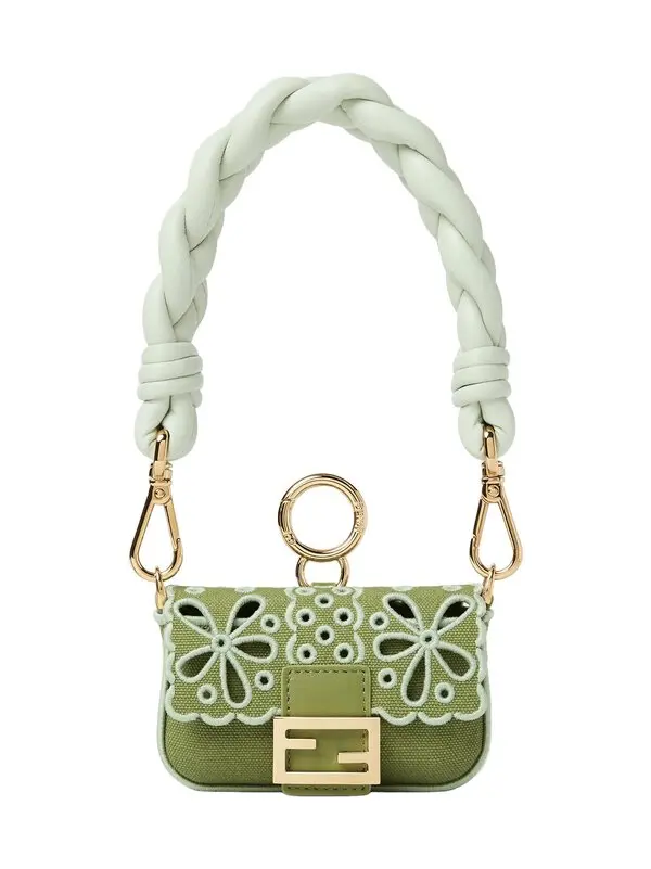 Fendi Nano Baguette Maxi Handle Charm - Green