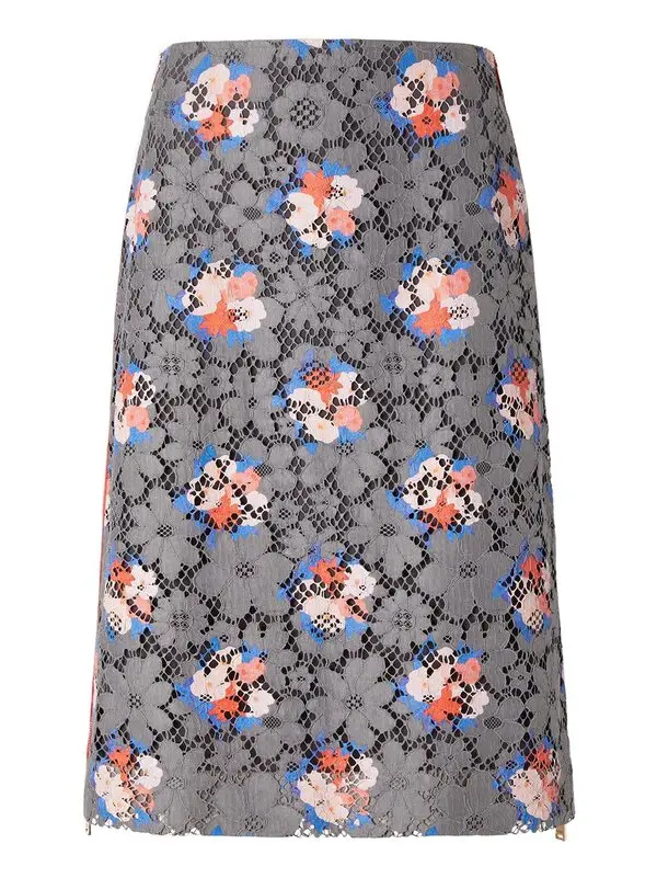 Fendi Midi Pencil Skirt - Grey
