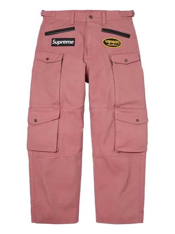 Supreme X Vanson Leathers Cordura Pant - Pink