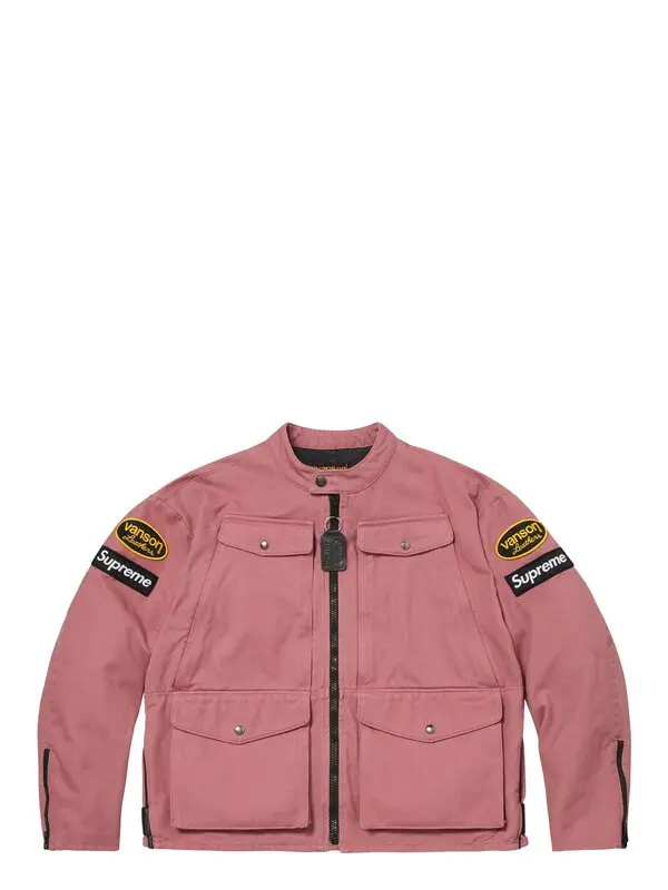 Supreme X Vanson Leathers Cordura Jacket - Pink