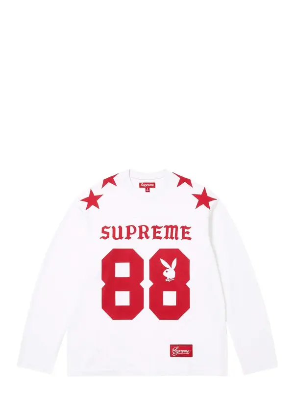 Supreme X Playboy Long-sleeve Top - White
