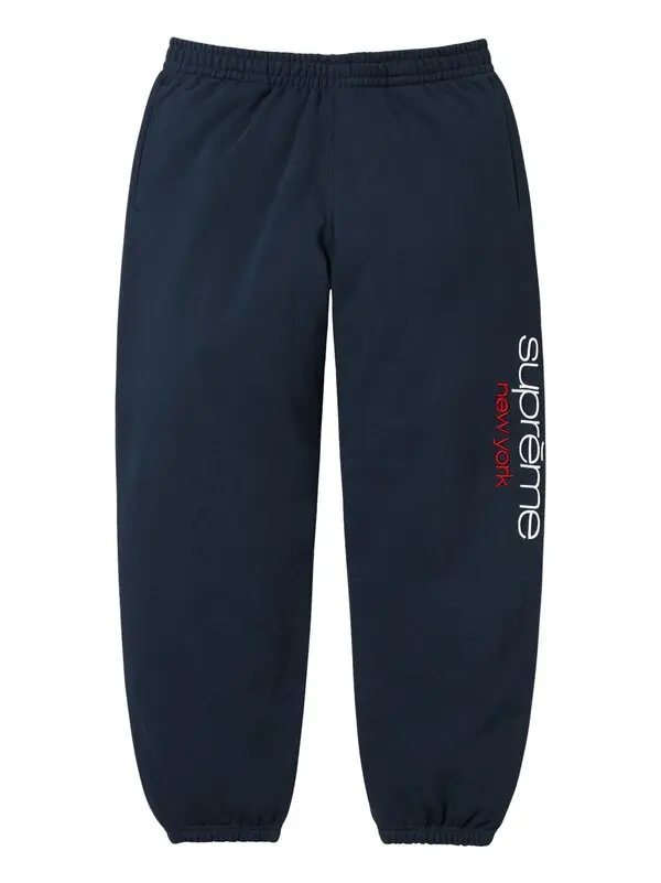Supreme Classic Logo Sweatpant - Blue