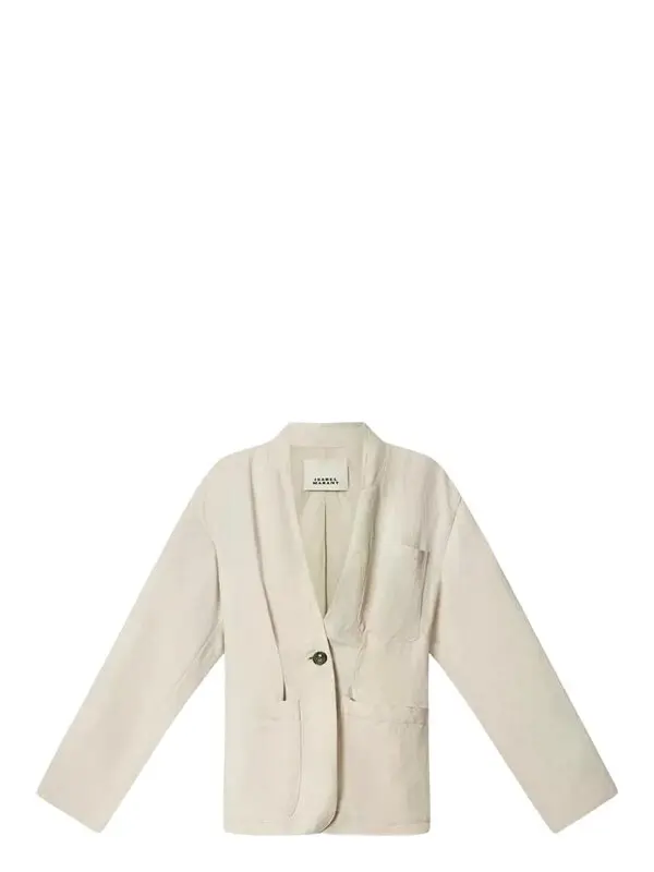 Isabel Marant Soraya Patch-pocket Blazer - Neutrals