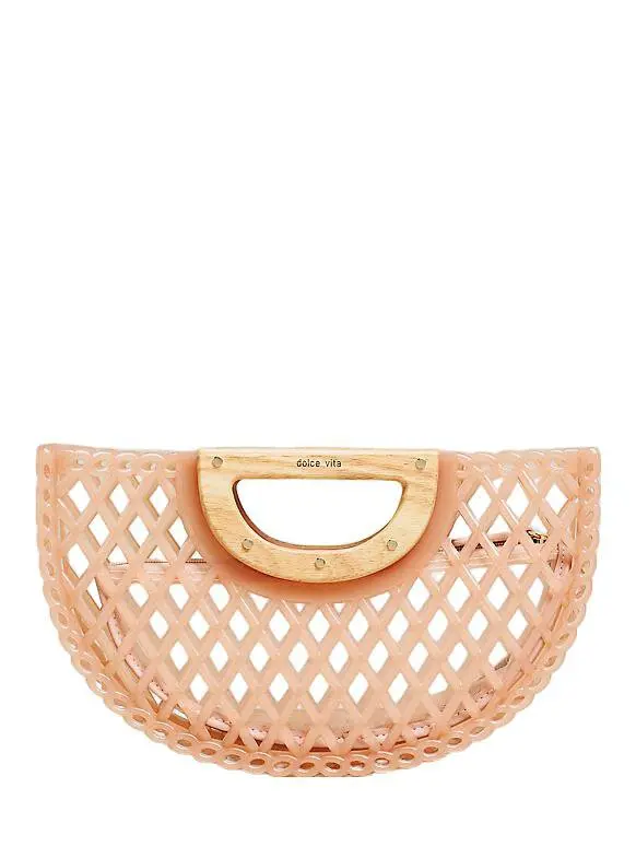 Dolce Vita Solandra Jelly Clutch - Blush