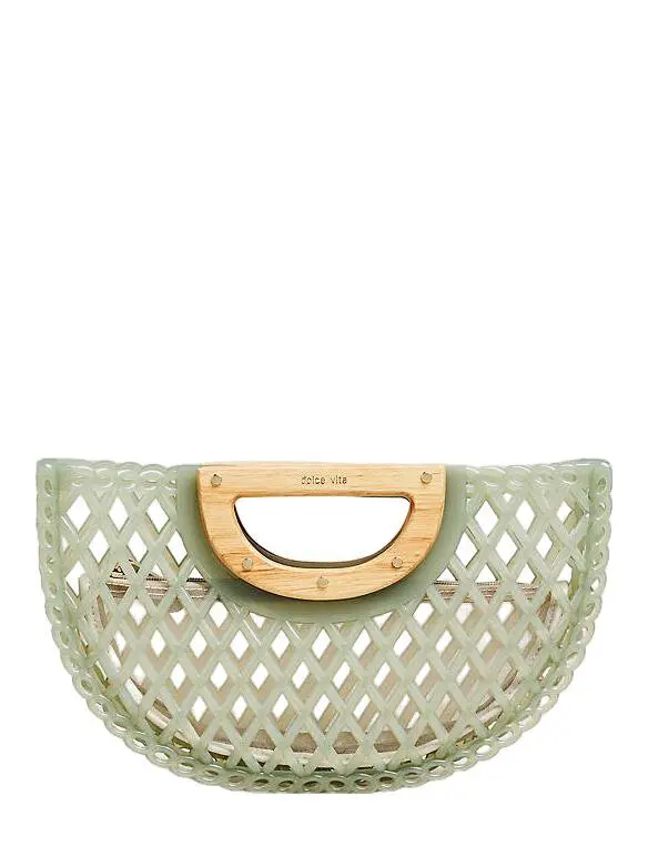 Dolce Vita Solandra Jelly Clutch - Seafoam