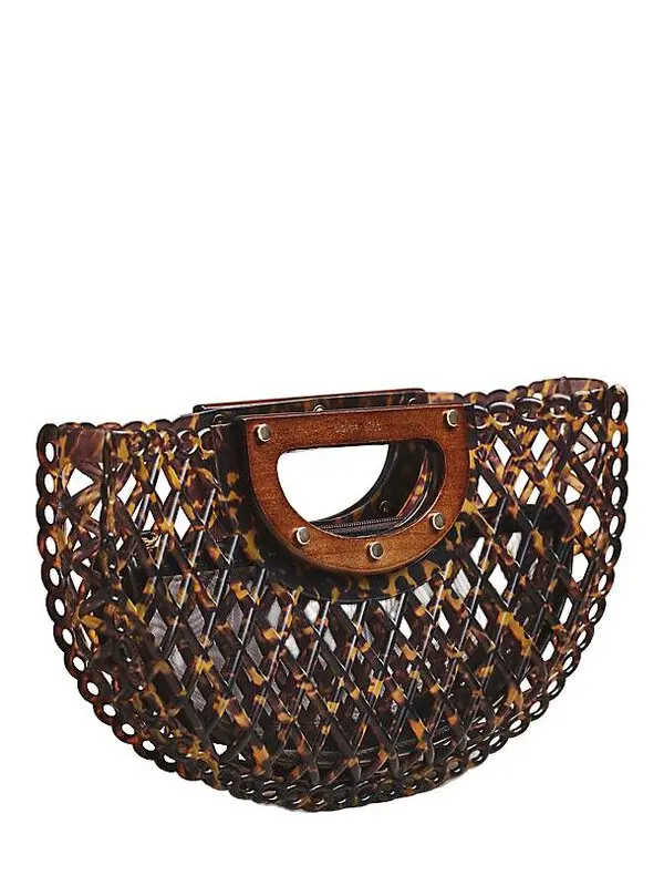 Dolce Vita Solandra Jelly Clutch - Tortoise