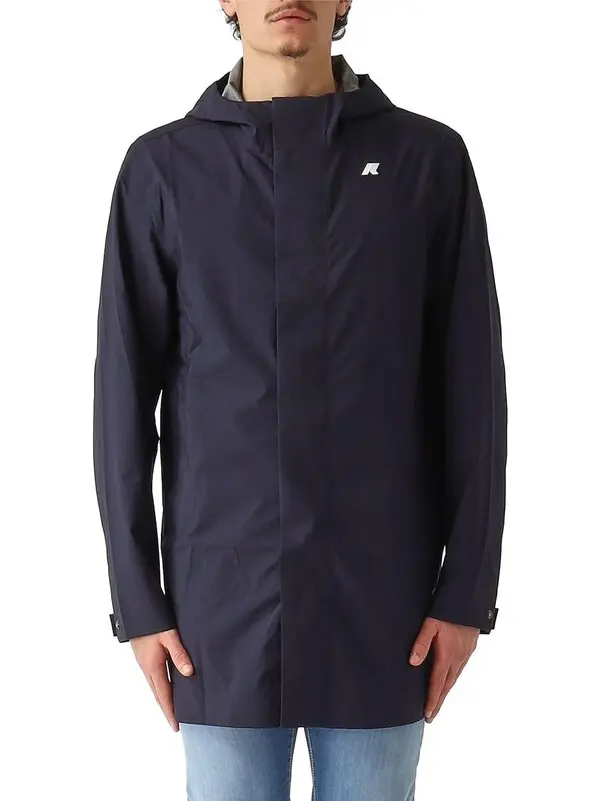 K-WAY Jacko Technical Fabric Windbreaker - Blue