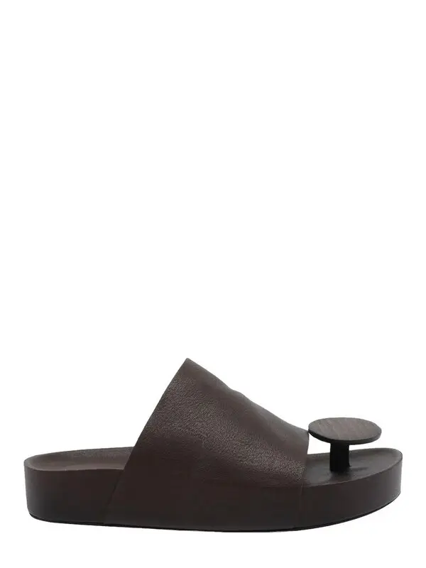 UMA WANG Heeled Sandal - Brown
