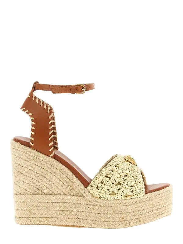Versace Espadrille Sandals - Natural
