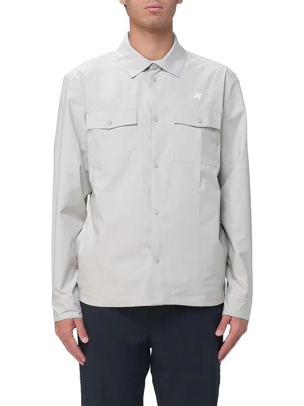 K-WAY Long Sleeve Utility Jacket - Beige