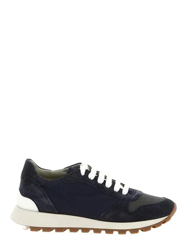 Brunello Cucinelli Lace-up Sneakers - Blue