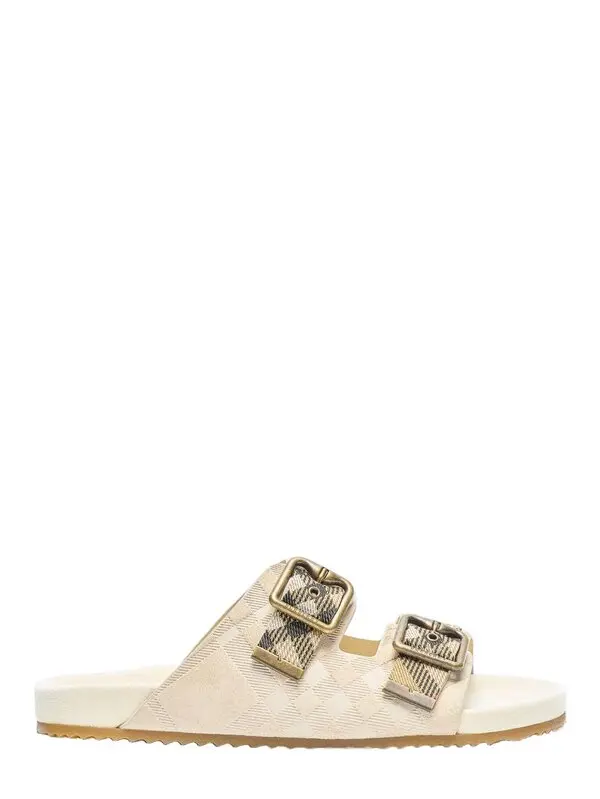 Burberry Heeled Sandal - Beige