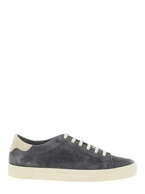 Brunello Cucinelli Suede Low Top Sneakers - Grey