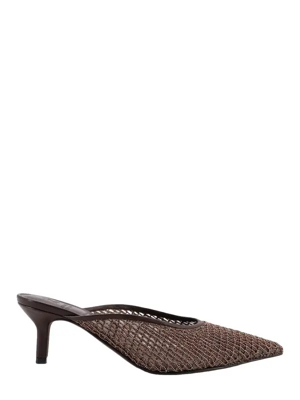 Brunello Cucinelli Heeled Mules - Brown