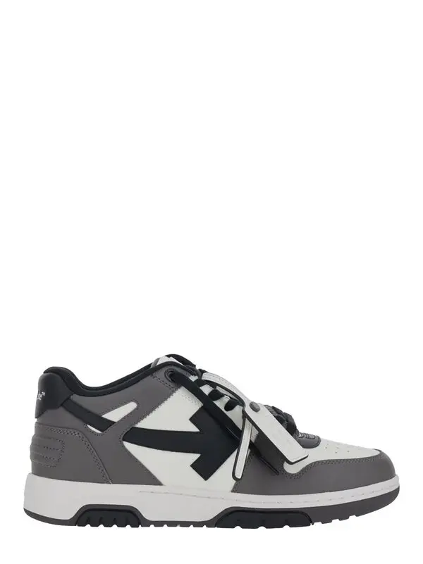 Off-White Out Of Office Leather Sneakers - Grey