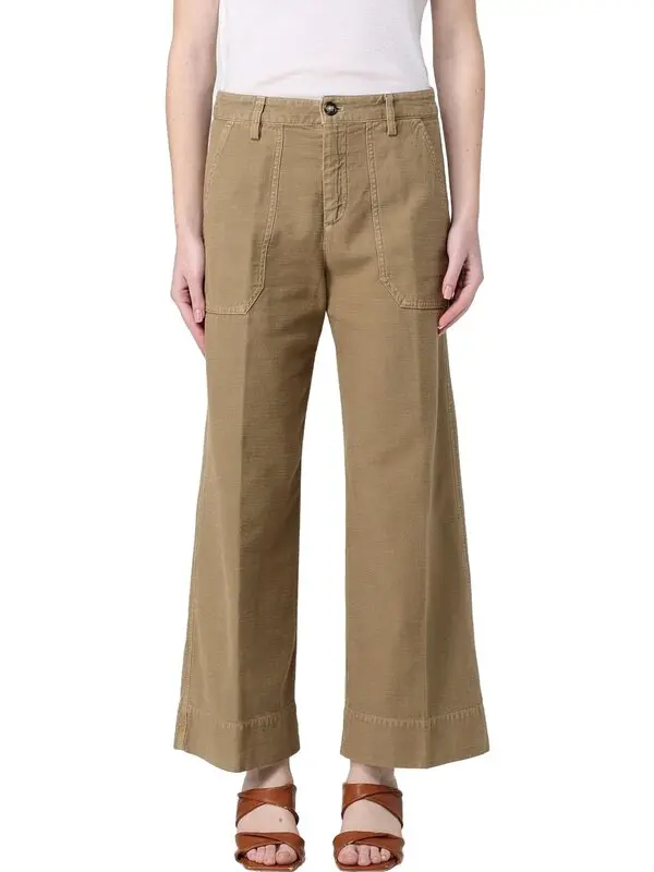 MASON'S Wide Leg Trousers - Beige