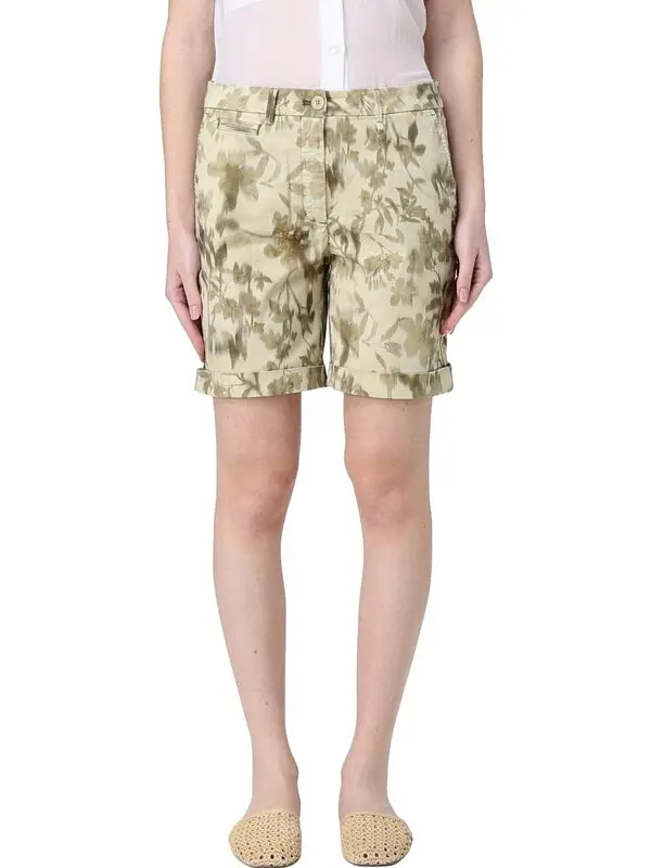 MASON'S Floral Print Shorts - White