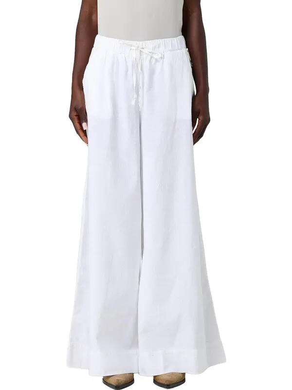 MASON'S Wide Leg Trousers - White