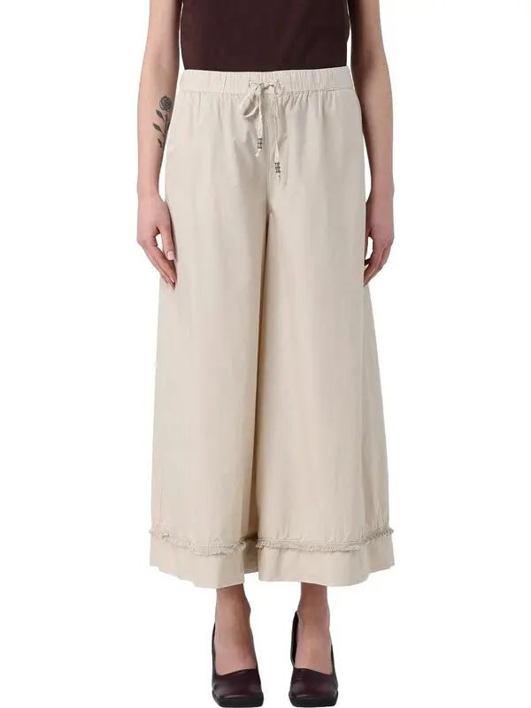 MASON'S Wide Leg Pants - White