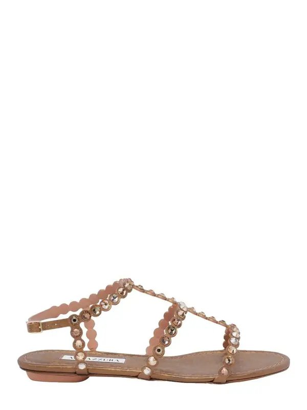 AQUAZZURA Heeled Sandal - Brown